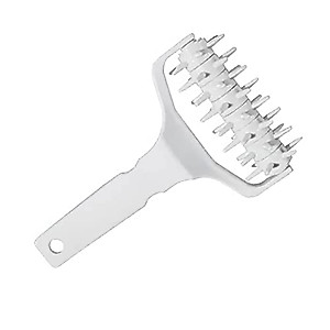 Commercial Dough Presses,Pizza Dough Docker Pastry Roller with Spikes Pizza Docking Tool for Home Commercial Kitchen Pizza Making Accessories That Prevent Dough From Blistering