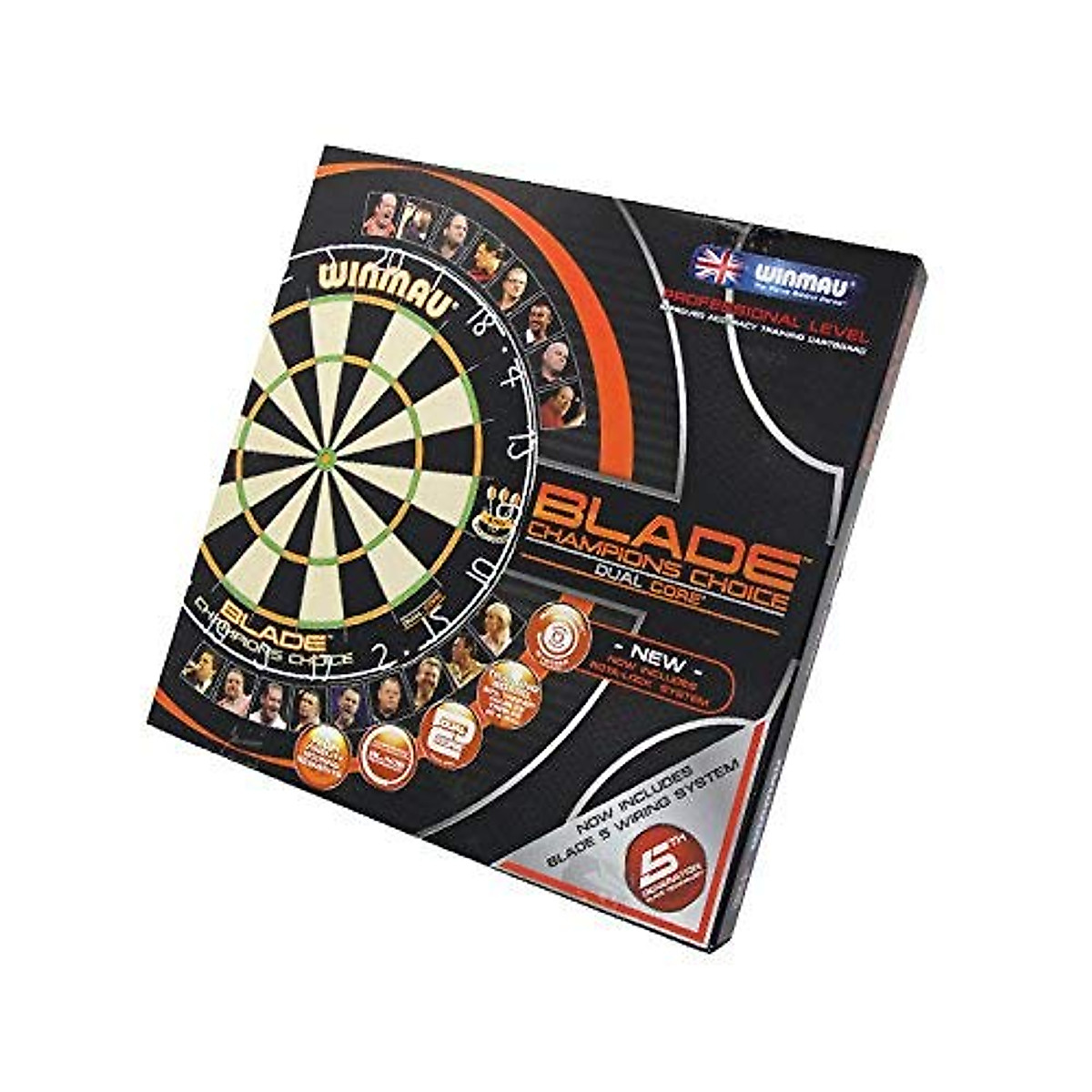 WINMAU Champions Choice Blade Technology Dual Core Ultimate Training Dartboard