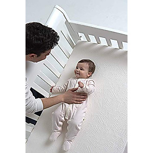 Bundle of Dreams Classic 2-Stage Crib & Toddler Bed Mattress, 100% Breathable, Organic Cotton Cover, Edge Support, Hypoallergenic, Eco-Friendly