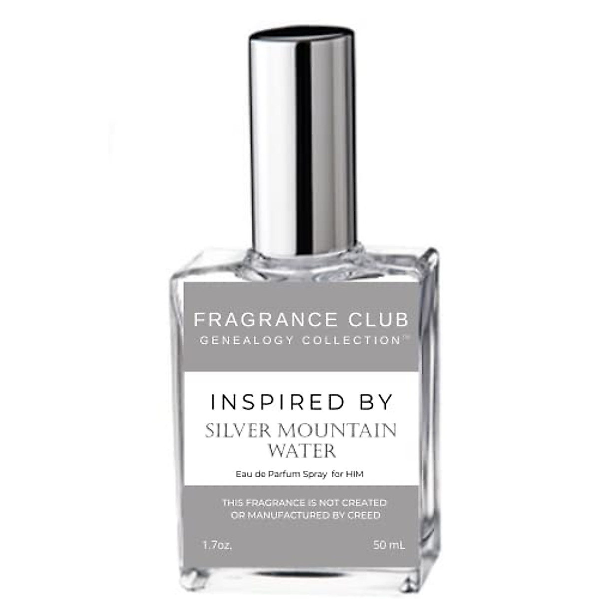 Inspired by Creed Silver Mountain Water, 1.7oz. EDP Mens Fragrance