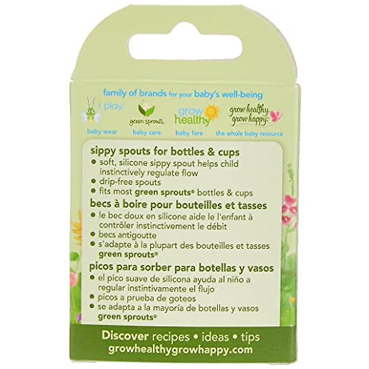 Sippy Spouts for Bottles and Cups (2 Pack)