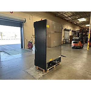 Commercial Refrigerator Glass 2-Door Sliding Door Merchandiser Display Cooler Case Fridge NSF, Bottom-Mounted, 54 inches width, capacity 47 cuft 110V, Restaurant Kitchen CDM-49RS