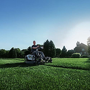 EGO POWER+ ZT4205S 42-Inch 56-Volt Lithium-ion Cordless Zero Turn Radius Mower with e-Steer™ Technology with (4) 12.0Ah Batteries and Charger Included