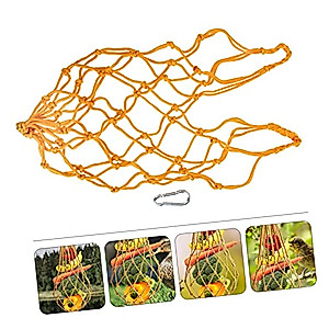 YARNOW Large Vegetable Duck Cabbage Supplies Holder Net Yellow Treating Chicken Bag Poultry Skewer S Parrot Hanging Foraging Cocks Birds Pet for Tool Feed Feeder Food Feeding Cotton