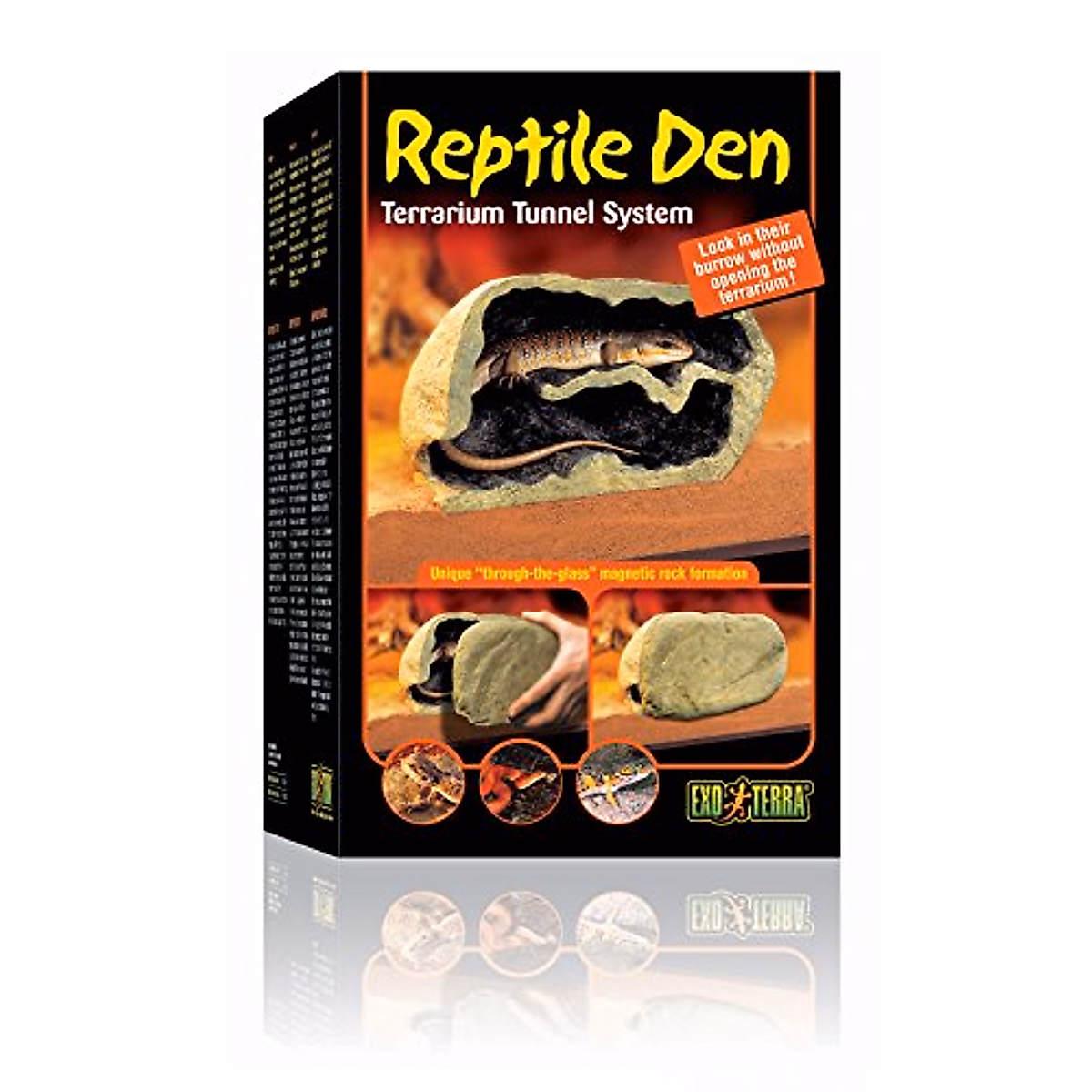 Exo Terra Reptile Den, Hideout Tunnel System for Terrariums, Large, PT2863