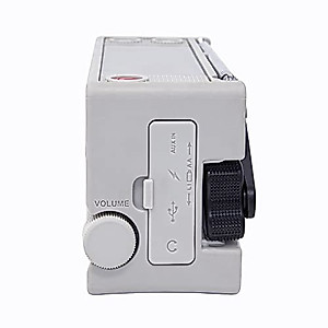 CCRadio Solar Wind-Up Portable Emergency Crank Digital Radio AM, FM, NOAA Weather & Alert, Built in LED Flashlight and Cellphone Charger, Battery Operated & Everyday Use by C. Crane
