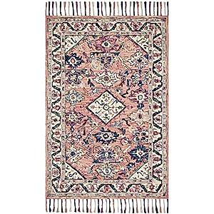 Loloi II Elka Collection ELK-04 Pink/Multi, Transitional 9'-3" x 13' Area Rug