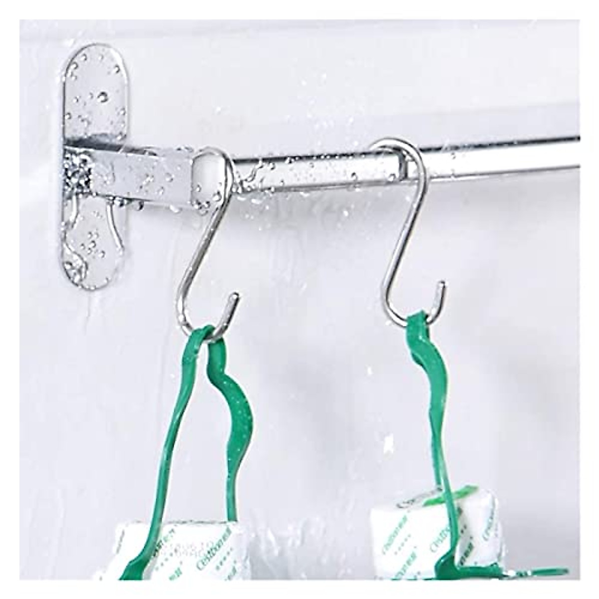 Towel BAR Rack Stainless Steel Chrome Towel Rack,Wall Mounted Towel Rails Bathroom Bar,Kitchen Toilet Towel Holder,No Drilling/50Cm (Size : 40Cm)