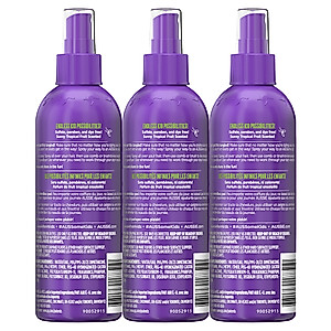 Aussie Kids Moist Detangler Spray, Sulfate & Paraben Free, Moisturizing & Tangle-Free Hair Care for Kids, Cruelty-Free, 8 Fl Oz Each, 3 Pack