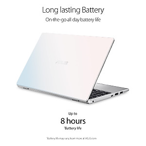 ASUS Vivobook Go 12 L210 11.6" Ultra Thin Laptop, Intel Celeron N4020 CPU, 4GB RAM, 128GB eMMC Storage, Windows 11 Home in S Mode with One Year of Office 365 Personal, Dreamy White, L210MA-DS04-W