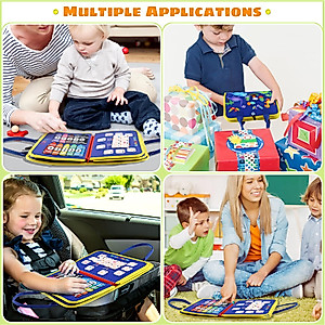 LANNEY Toddler Busy Board Montessori Toys for 1 2 3 4 Year Old, Busy Book for Toddlers Sensory Board Educational Activities Learning Fine Motor Skills, Travel Toys Boys and Girls Gifts