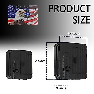 CXCCOI 2PCS Car Door Lights Logo Projector,HD Car Welcome Light LED Courtesy Light for Cool Car Decorations,Universal Car Door Projector Lights Fit All Vehicle Models (Eagle Flag)