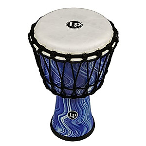 Latin Percussion World Collection Circle Djembe (LP1607BM) Blue