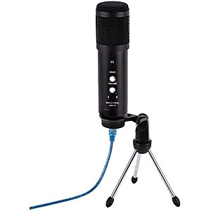 Blackmore Pro Audio USB Condenser Microphone Kit for Computer, Plug & Play, Perfect for Recording, Streaming, Gaming, Podcasts (BMP-22)