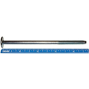 1/4" - 20 TPI x 120mm (4.72" ≈ 4-23/32") Hex Drive Button Head Furniture Bolts Dull Finish (4 Pack)