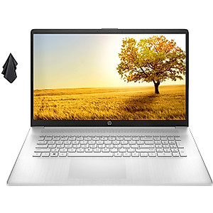Newest HP Pavilion 17 Laptop, 17.3" HD+ Anti-Glare Screen, AMD Athlon Gold 3150U Processor, 32 GB RAM, 1 TB PCIe NVMe SSD, Long Battery Life, Webcam, Mics, WiFi, Windows 10 Home, Silver (Renewed)