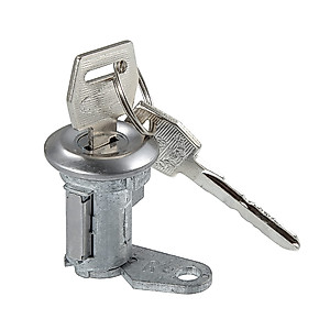 X AUTOHAUX 1 Set DL15500 Car Door Lock Cylinder W/Keys for Ford F100 1967-1979 for Ford F150 1975-1979 for Ford F250 F350 1967-1979