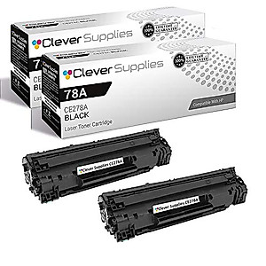 CS Compatible Toner Cartridge Replacement for HP CE278A Black HP Laserjet M1536 P1566 P1606 P1606DN M1530 M1530MFP M1536DNF PRO M1536 PRO M1536DNF 2 Pack