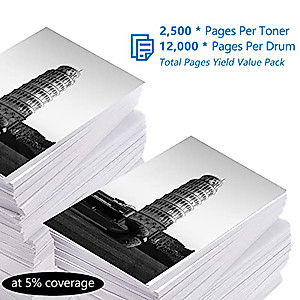 USUPERINK Compatible for Brother TN350 TN-350 DR350 DR-350 to Work with Intellifax 2820 2920 HL-2070N HL-2040 DCP-7020 MFC-7820n Printer (1 PK Black TN350 Toner Cartridge, 1 PK DR350 Drum Unit)