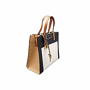 Marc Jacobs M0016132 Smoked Almond/Gold Hardware Women's Grind Colorblocked Mini Tote Bag