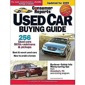 Consumer Reports Used Car Buying Guide 2005