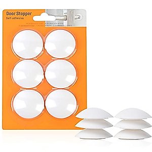 VABNEER Door Stopper, White Door Stopper, self-Adhesive Door Stopper, Door Buffer, White Door Stop, White Door Stopper