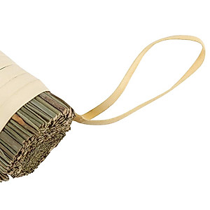 HAOHIZE Whisk Broom, Dust Brush Household Portable Cleaning Brush Handheld Brush Hand Broom Manual Straw Small Broom Handmade Dust Floor Cleaning Sweeping Broom Soft Hos