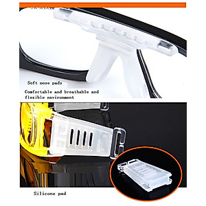 Runspeed Unisex Sports Glasses Anti-Fog Protective Safety Goggles with Adjustable Strap for Basketball Football Hockey Rugby Baseball Soccer Volleyball and More (Black84)