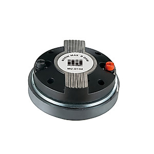 MUSYSIC Pair 800 Watts Titanium Compression Driver 1.35" Screw-On Horn Driver Tweeter for Audio Speakers, 8 Ohms, MU-D134