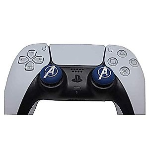 Avengers Logo Controller Thumb Grips for PlayStation 3 4 5 XBox One XBox Series X Nintendo Switch Pro Controllers