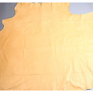 Passion Junetree Whole Piece Pig Leather Hide L - Pig Skin About 14 SF - Yellow Colors