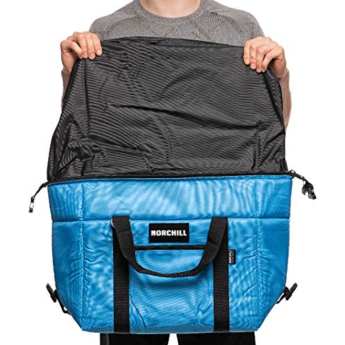 NorChill 4014560 Voyager Series 24 Can Soft Side Cooler Bag- Red, Blue & Black Available