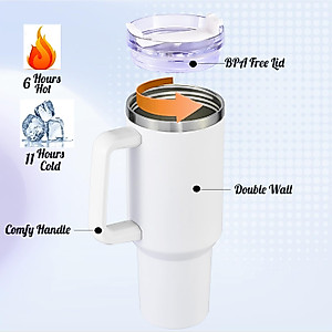 JERIO Get Well Soon Gifts for Women Men, After Surgery Recovery Gift,Get Well Gifts for Women After Surgery, Cancer Gifs, Feel Better Giftss for Family Friend 40oz Tumbler With Handle