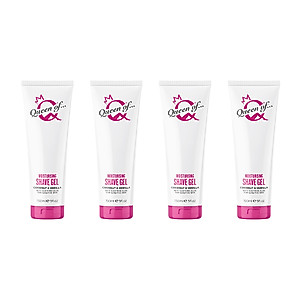Queen of Ooh la la! Sensitive Moisturising Coconut and Vanilla Shaving Gel For Women 150ml QUAD PACK