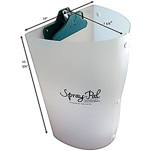 Spray Pal - Original Cloth Diaper Sprayer Splatter Shield - Pre-Rinse Messy Laundry with Diaper Sprayer or Hand Held Bidet - Prevent Mess The Easy Way