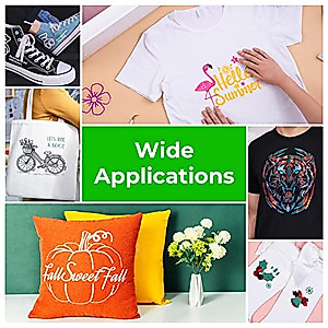 Heat Transfer Vinyl, Iron On Vinyl with Transfer Tape & Weeding Tools for Vinyl, HTV Vinyl with White HTV Vinyl Roll & Black HTV Vinyl roll & Vinyl Holder, HTV Heat Transfer Vinyl Bundle Gift Set