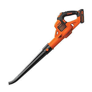 BLACK+DECKER 20V MAX Cordless Sweeper with Power Boost & Extra 4-Ah Lithium Ion Battery Pack (LSW321 & LB2X4020)