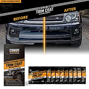 CERAKOTE® Ceramic Trim Coat Kit - Quick Plastic Trim Restorer - Guaranteed Restoration to Last Over 200 Washes – A Ceramic Coating, Not a Dressing