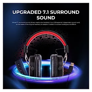 Compatible for HAVIT H2008d Wired Gaming Headset with 3.5mm Plug 50mm Drivers Surround Sound HD Mic Compatible for PS4 PS5 Xbox PC Laptop Gamer Headphone (Color : 3.5mm Plug)