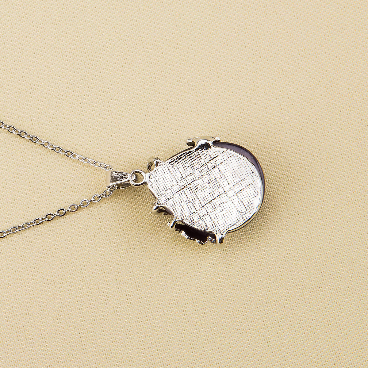 Bivei Vintage Wire Wrap Butterfly Gemstone Rose Quartz Amethyst Opalite Healing Crystal Pendant Necklace(Pack of 3)