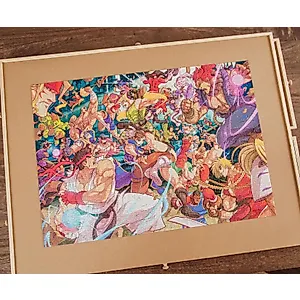 Toynk Street Fighter Time for Battle 1000-Piece Jigsaw Puzzle for Adults | Brain Teaser, Educational Developmental Toys & Games, Building Kit Activities to Encourage Creative Play | 28 x 20 Inches