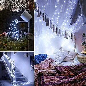 ZSMPY Fairy Lights LED Christmas Lights, Solar String Lights, Copper Wire Solar Garden Lights with 2 Modes, Waterproof Indoor/Outdoor Solar Lights for Tree, Garden, Home, Wedding, Party