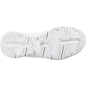 Skechers GO Golf Women's Sneaker, White Leather Silver White Trim, 9