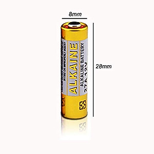 Cotchear 5Pcs 12V 27A Alkaline Battery 27A 12 Volt Batteries 27A 12V 21/23 E23A Alkaline Batteries