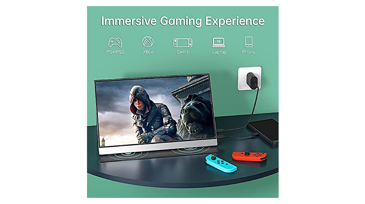 15.6" USB-C Portable Monitor with HDR & FreeSync