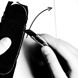 NOAHWOOD 8.0 Fingerboards Mini Skateboarding (NW8.0 360flip Deck) + (Update NW Prince 34mm Trucks) + (UpdateNW Black Logo Handmade White Wheels)(100x34mm) (Red Kite)