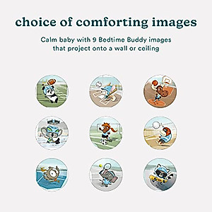 Homedics Sound Machine and Projector with 6 Soothing Sleep Sounds for Your Baby and Kids and Tilt Projector with 9 Images to Help Your Kids Fall Asleep