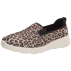 Skechers Women's Go Walk Joy - Fiery Sneaker, Leopard, 6 US