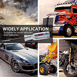 Premium Digital LED Automotive Circuit Tester, DC 2.6V-32V Test Light with Portable PU Extended Spring Wire, Vehicle Circuits Low Voltage Light Tester with Sharp Stainless Probe