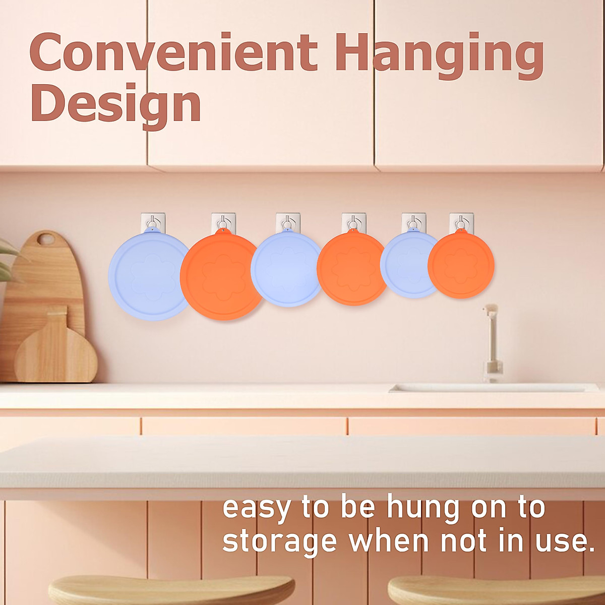 VIOTIIN 1 Cup 2 Cup 4 Cup Round Silicone Replacement Lids for Pyrex 7202-PC, 7200-PC, 7201-PC Glass Bowls, 6 Pack, Microwave & Dishwasher & Freezer Safe (Container not Included)